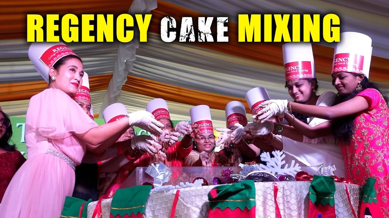 Christmas Special Cake | Cake Mixing Ceremony | Regency College of ...